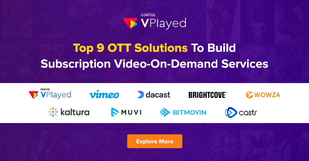 The 9 Best OTT Solutions to Launch a SVOD Platform (2025)