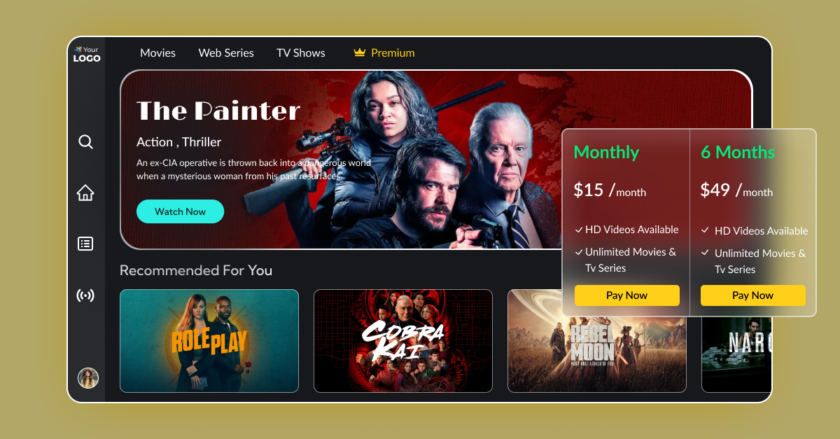 How To Start A Movie Streaming Website/App Like Netflix?