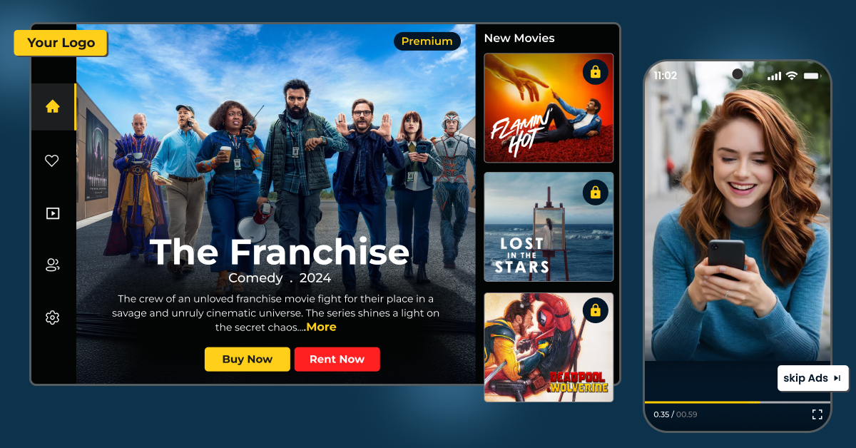 VOD App Development: Benefits, Features & Steps to Launch